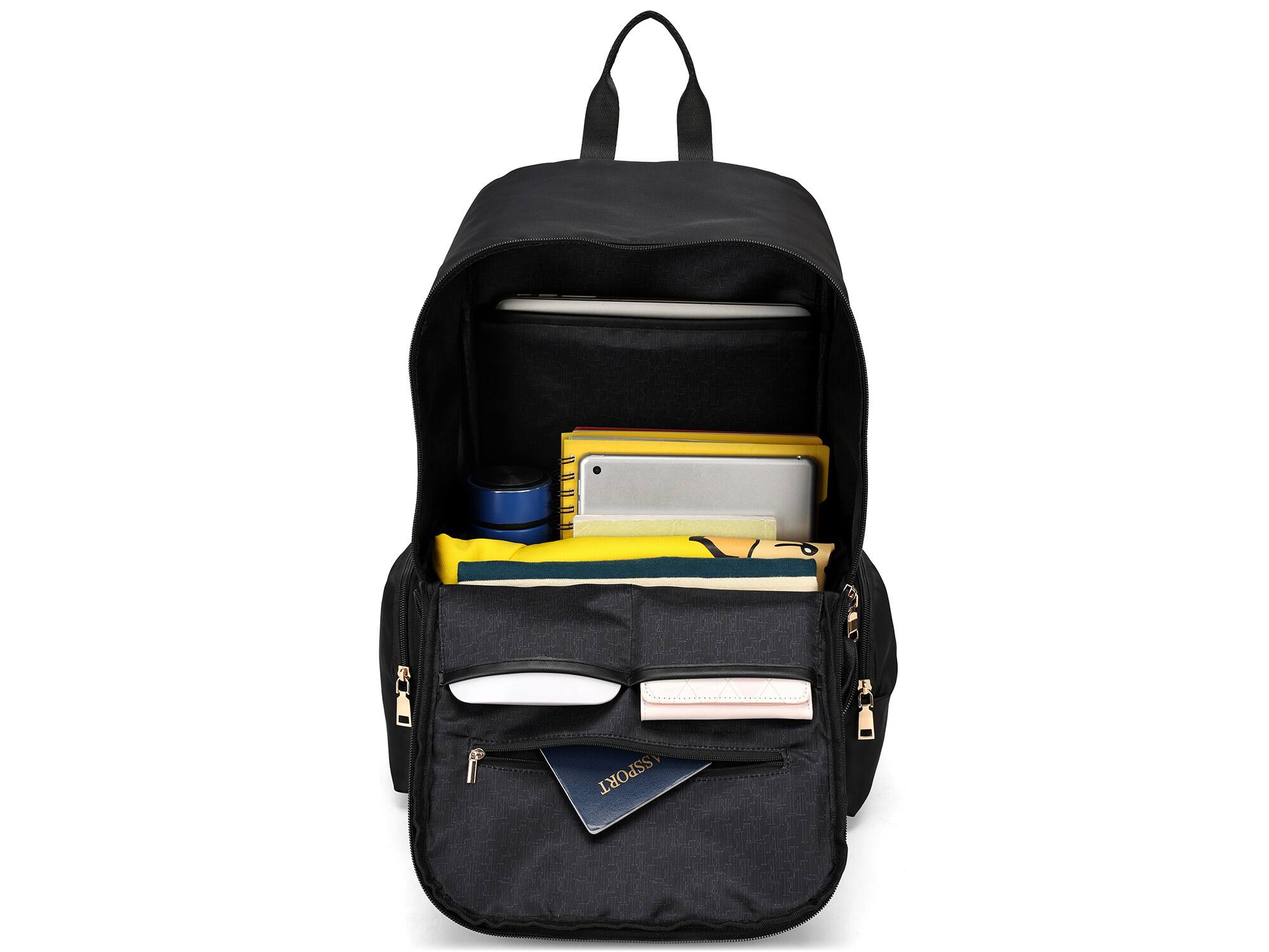 Elle Rendezvous 25L Twill Backpack Black ELBPRVBK-BB - Best Buy