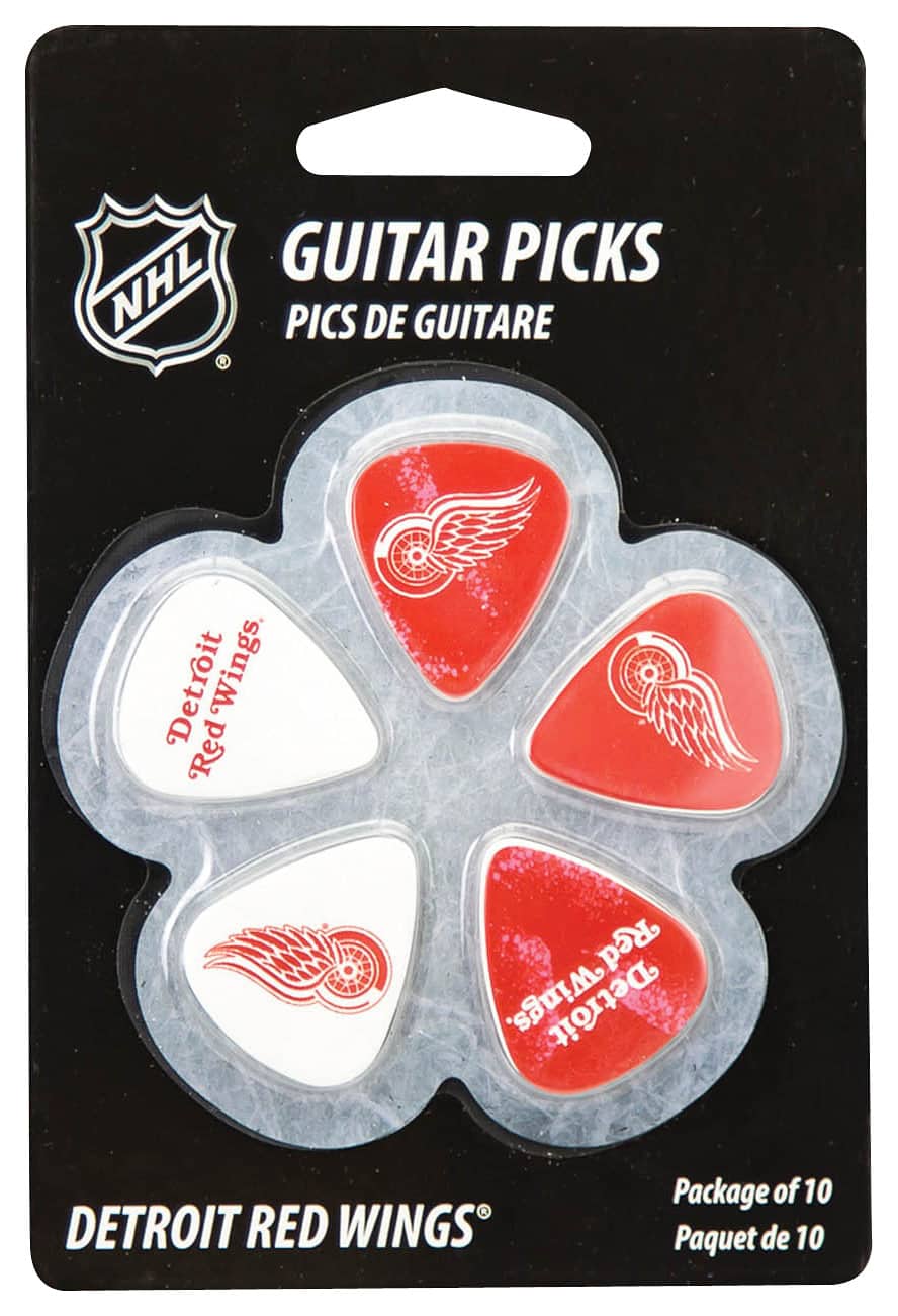 Best Buy: Woodrow Detroit Red Wings Guitar Picks (10-Pack) Red/White ...