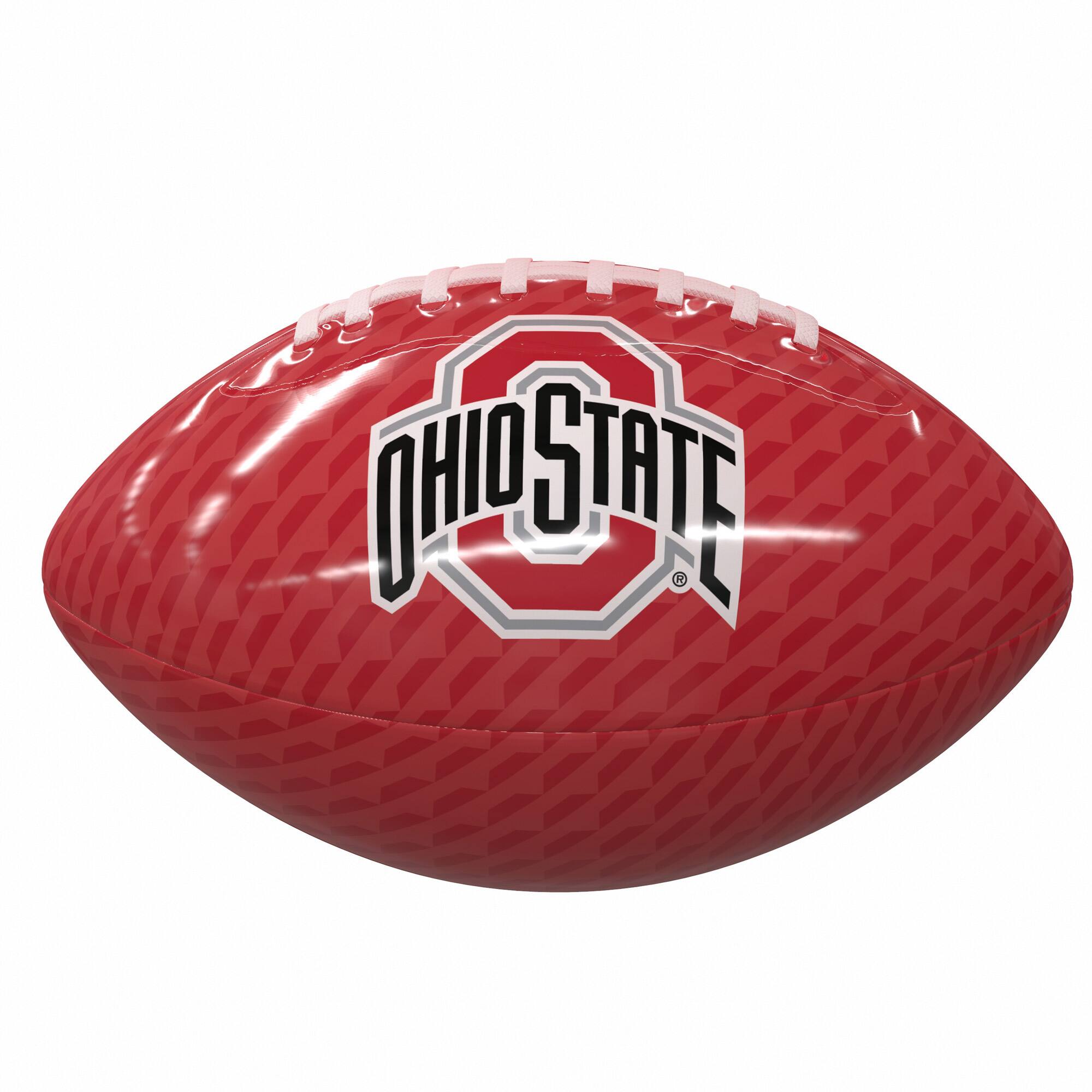 Logo Brands Ohio State Buckeyes Rubber Glossy Mini Football Multicolor ...