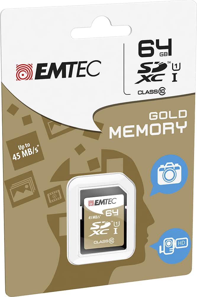 Customer Reviews: EMTEC 64GB SDXC Class 10 Memory Card ECMSD64GXC10 ...