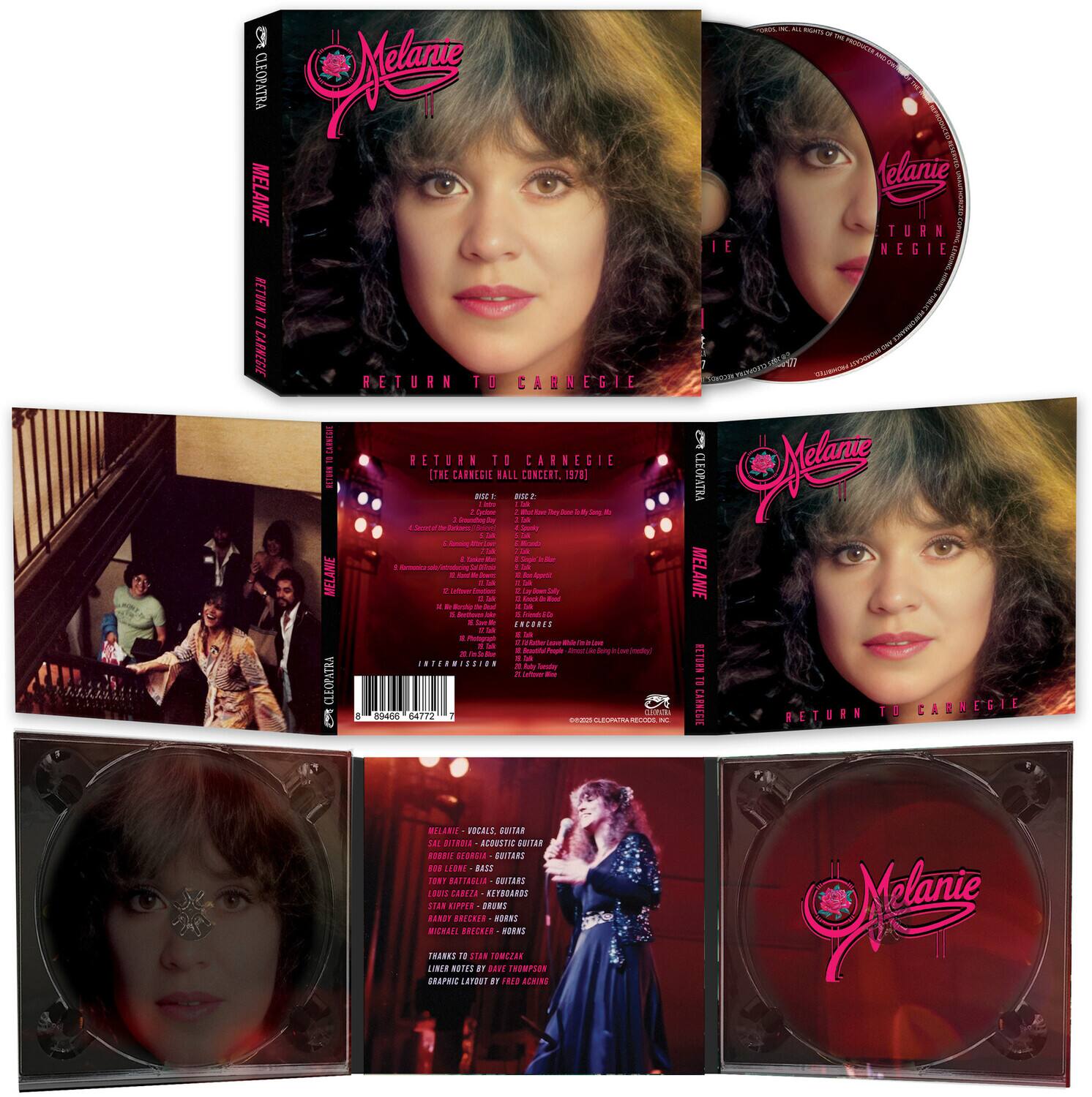Melanie Return To Carnegie COMPACT DISCS [CD] - Best Buy