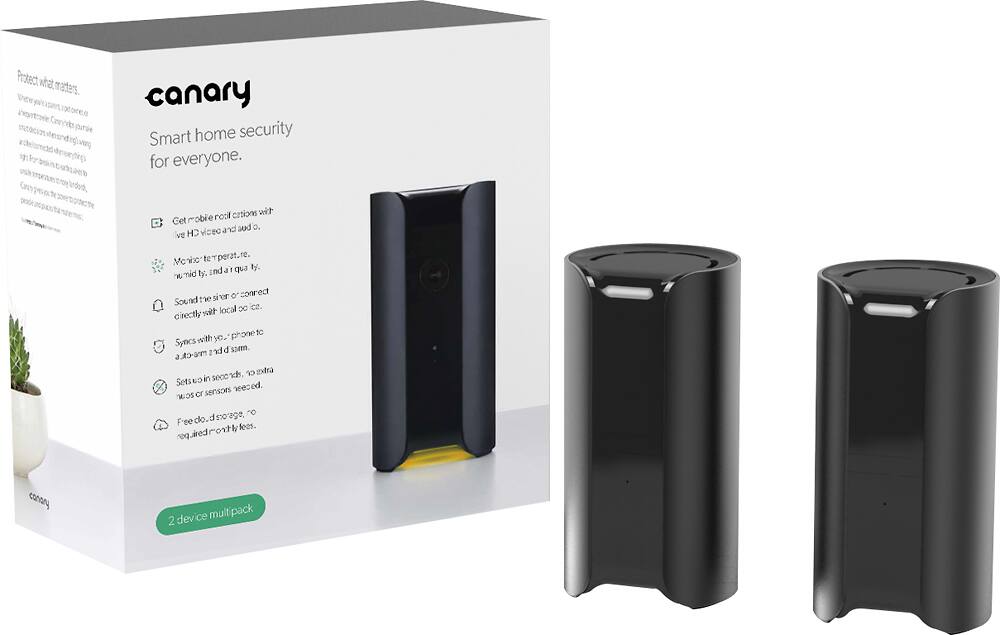 Canary Connect 2 Camera Wi Fi High Definition Security System Black ...