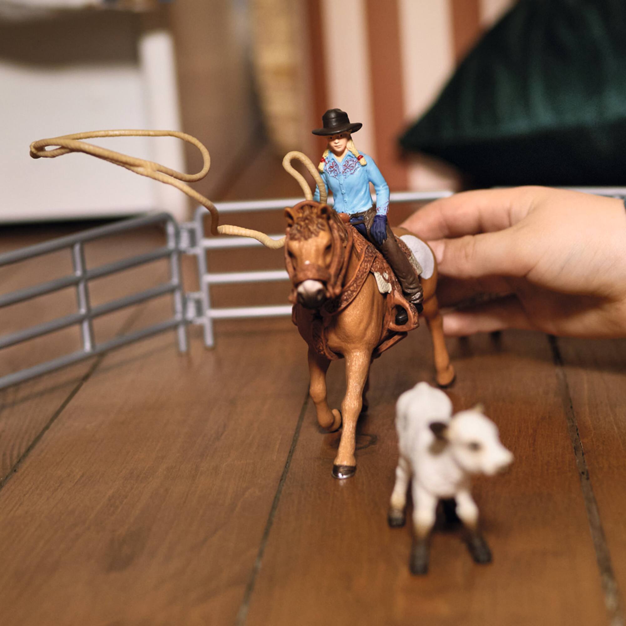 Schleich Farm World: Cowgirl Team Roping Fun G4059433473048 - Best Buy