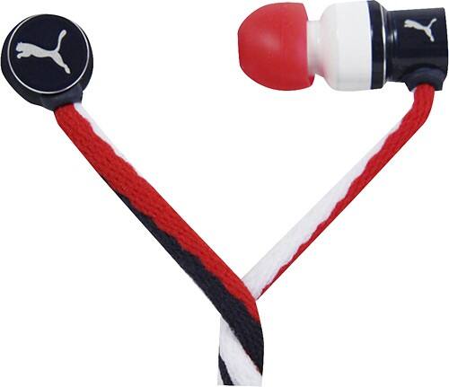 Customer Reviews: Puma 360 Yarn Earbud Headphones Red/White/Blue ...