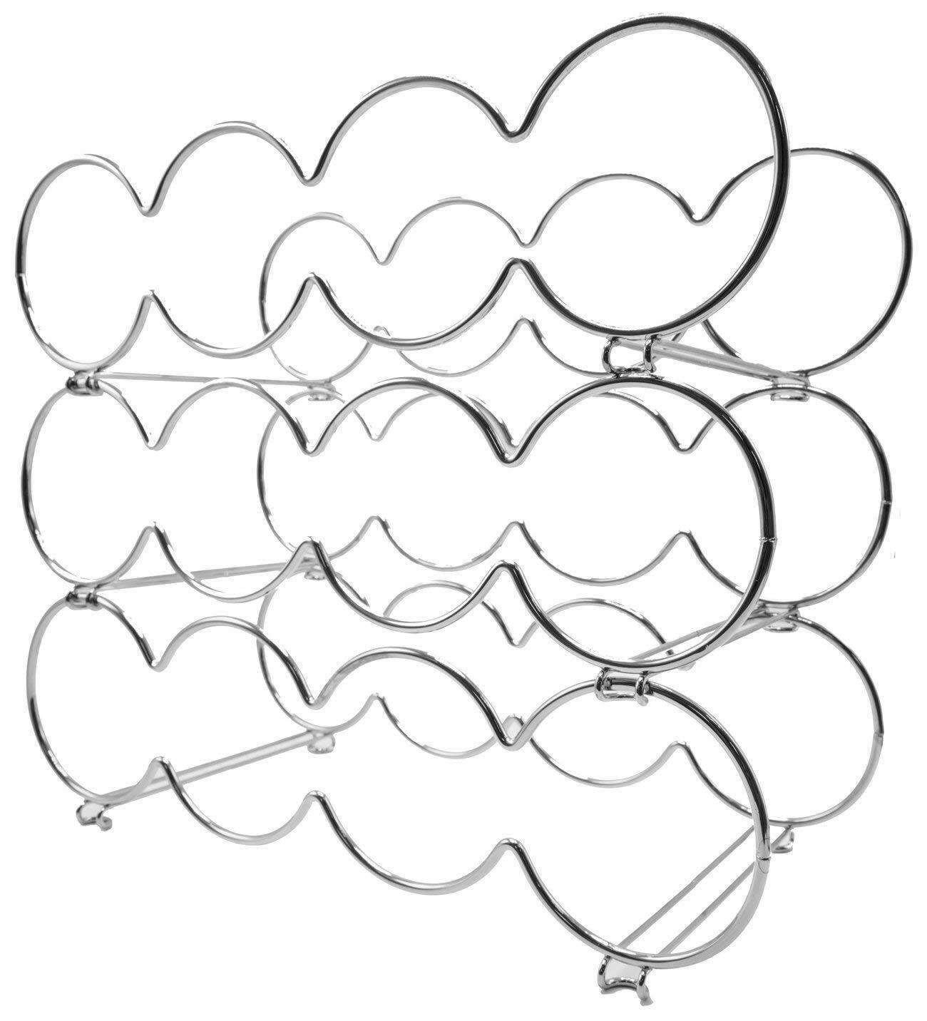 Sorbus Sorbus® 3 Tier Stackable Wine Rack, Round Classic Style Wine ...