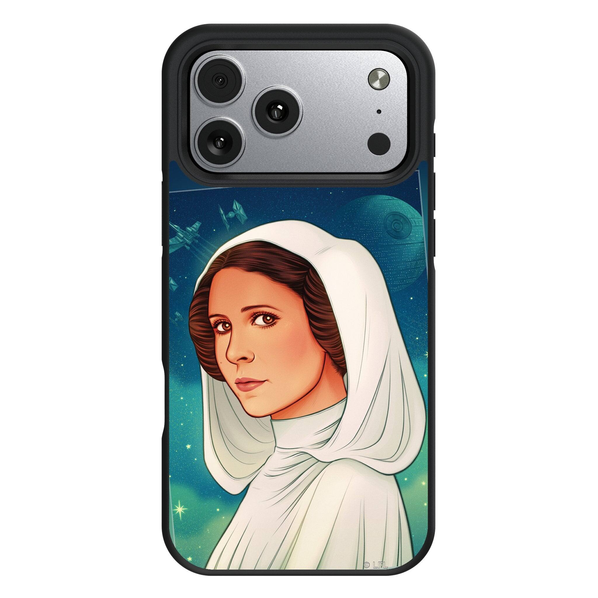 Keyscaper Star Wars: A New Hope Portrait Bump Phone Case Apple iPhone 17 Pro Max Princess Leia ...
