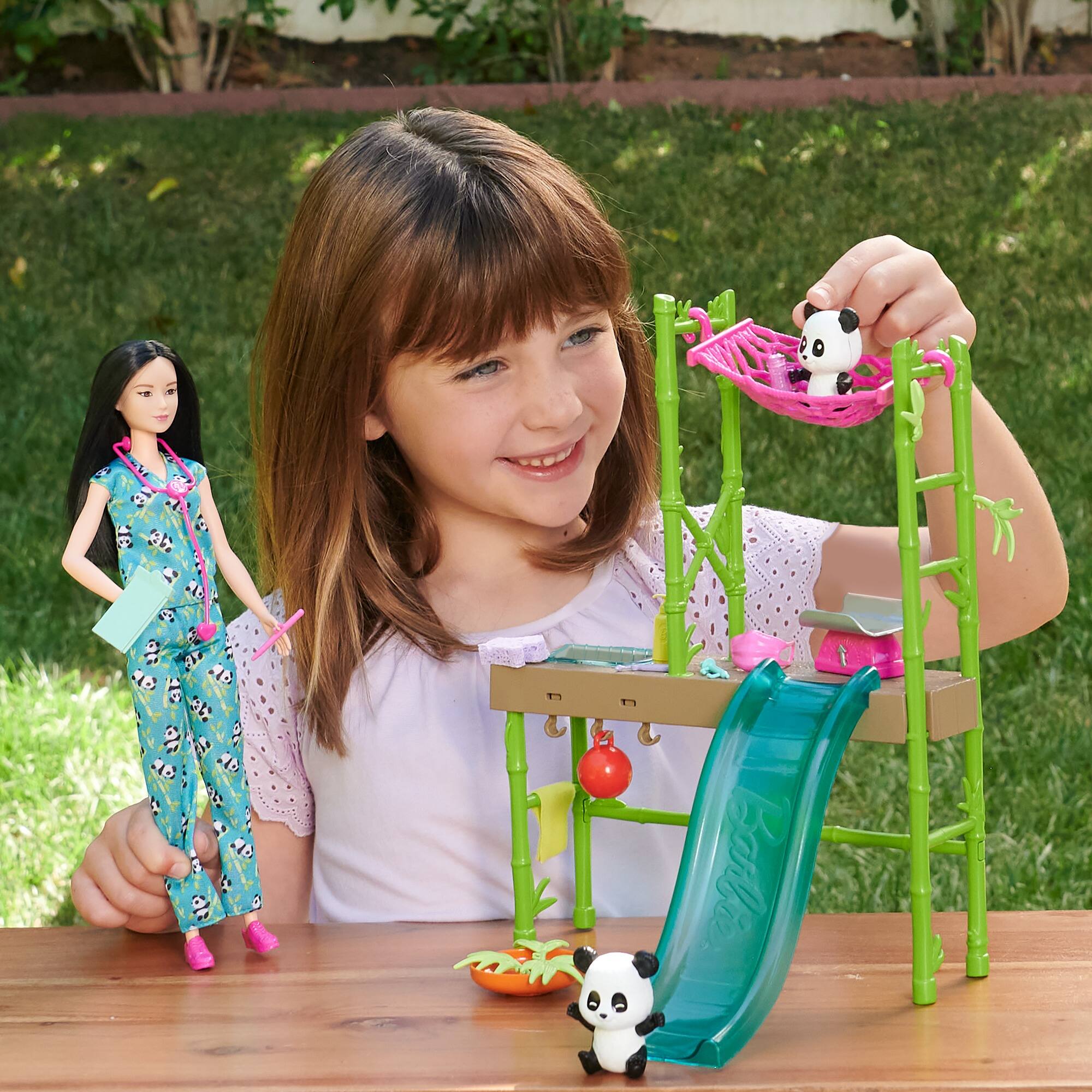 Best Buy: Barbie Panda Rescue Playset Multicolor HKT77