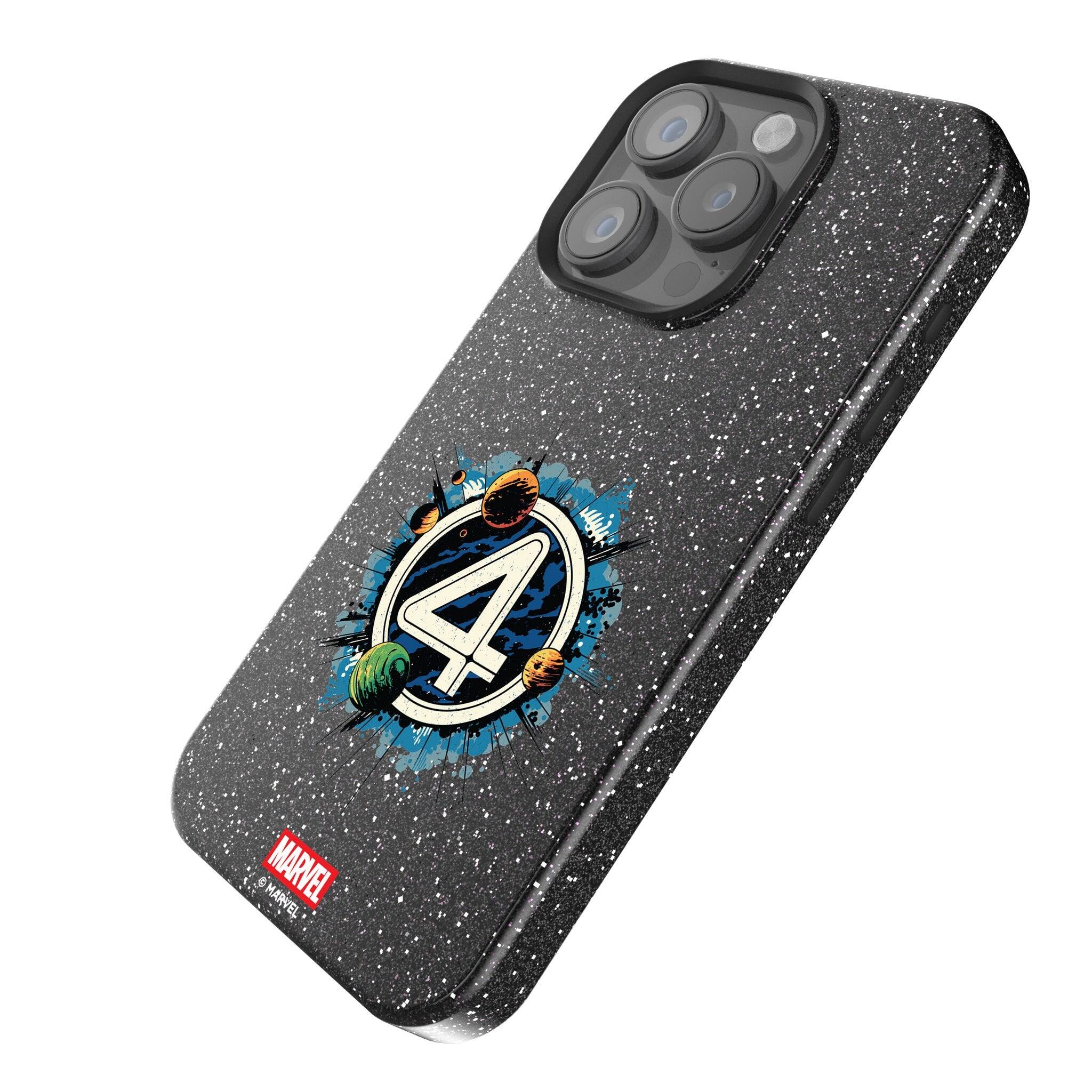 Keyscaper Marvel Badge Black Bling Phone Case Apple iPhone 16 Pro Max ...