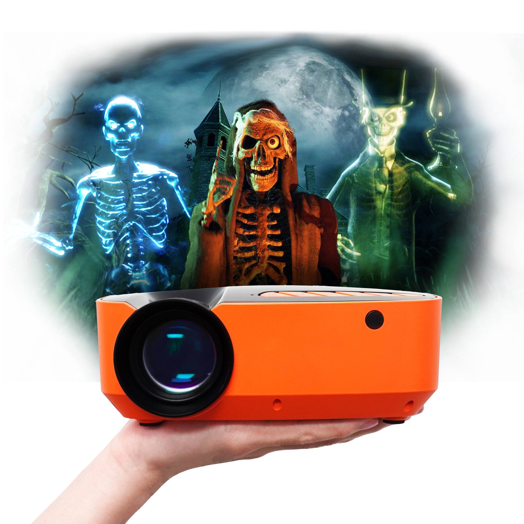AAXA Hp3 Halloween Special Fx Projector For Haunted Windows, Auto start ...