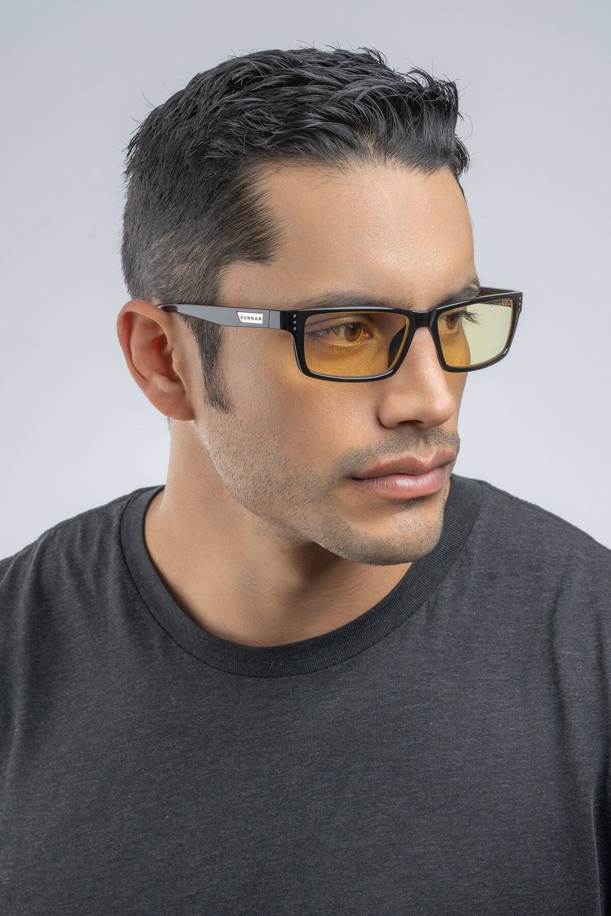 GUNNAR Gaming Glasses Riot, Clear Lens Blue Light Blocking, Relieve Dry ...