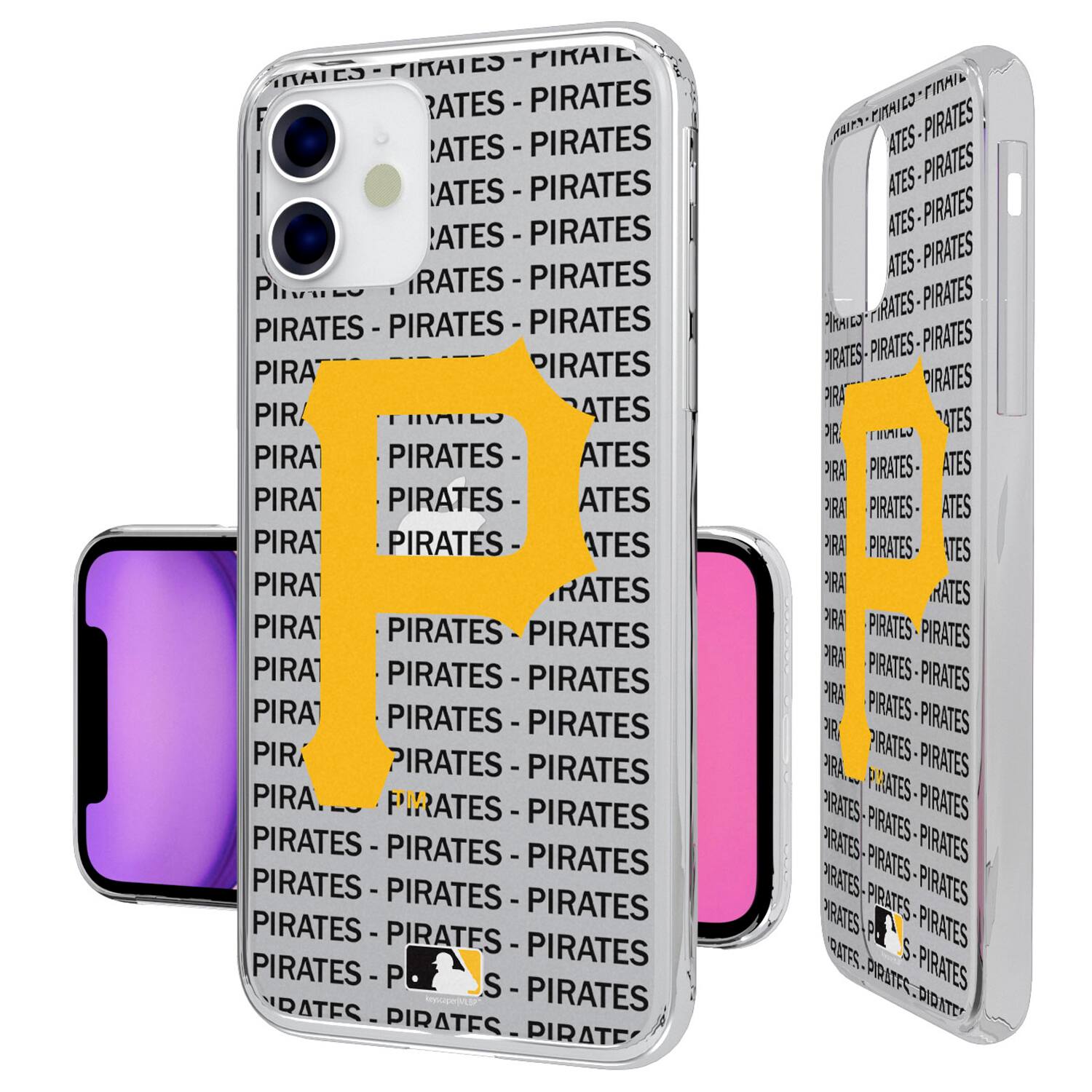 Keyscaper MLB Pittsburgh Pirates Text Backdrop Clear iPhone Case 12 ...