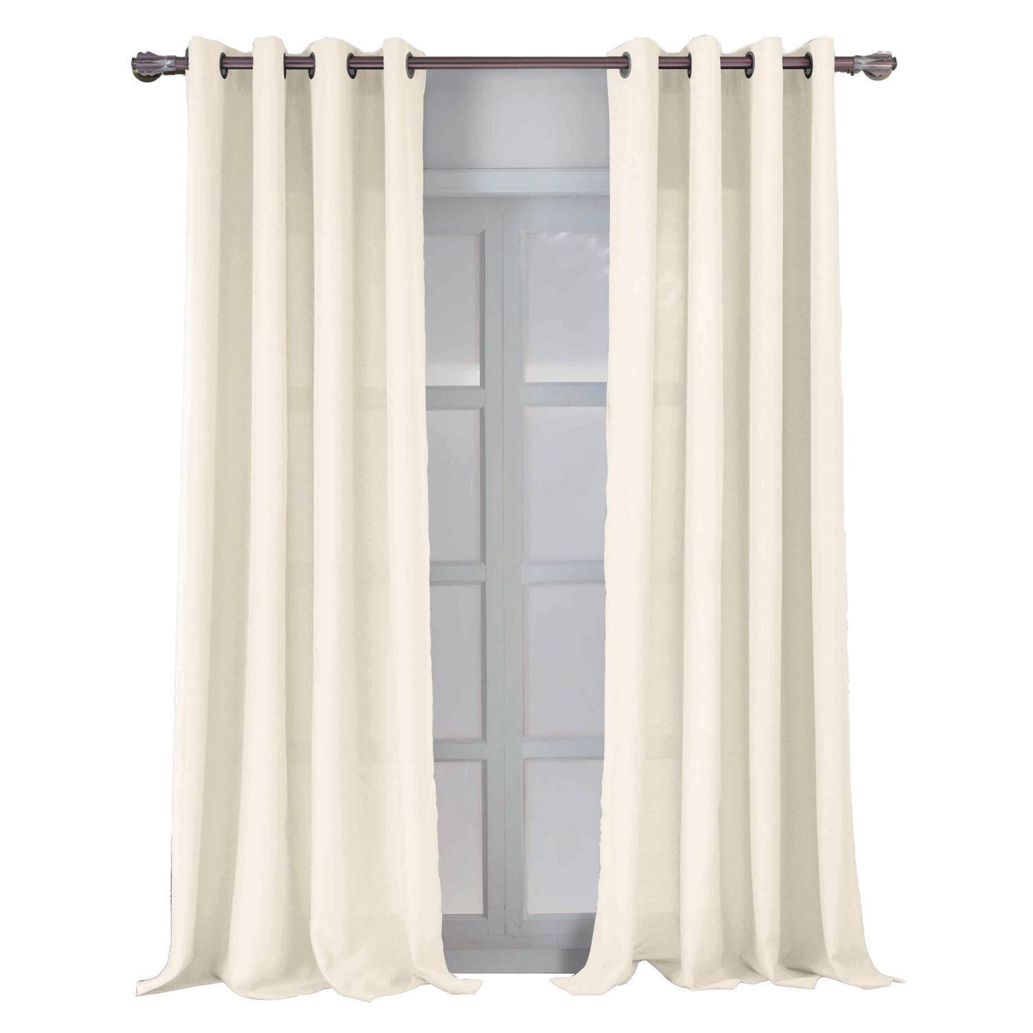 RT Designers Collection Cole Textured Grommet Room Darkening Curtain ...