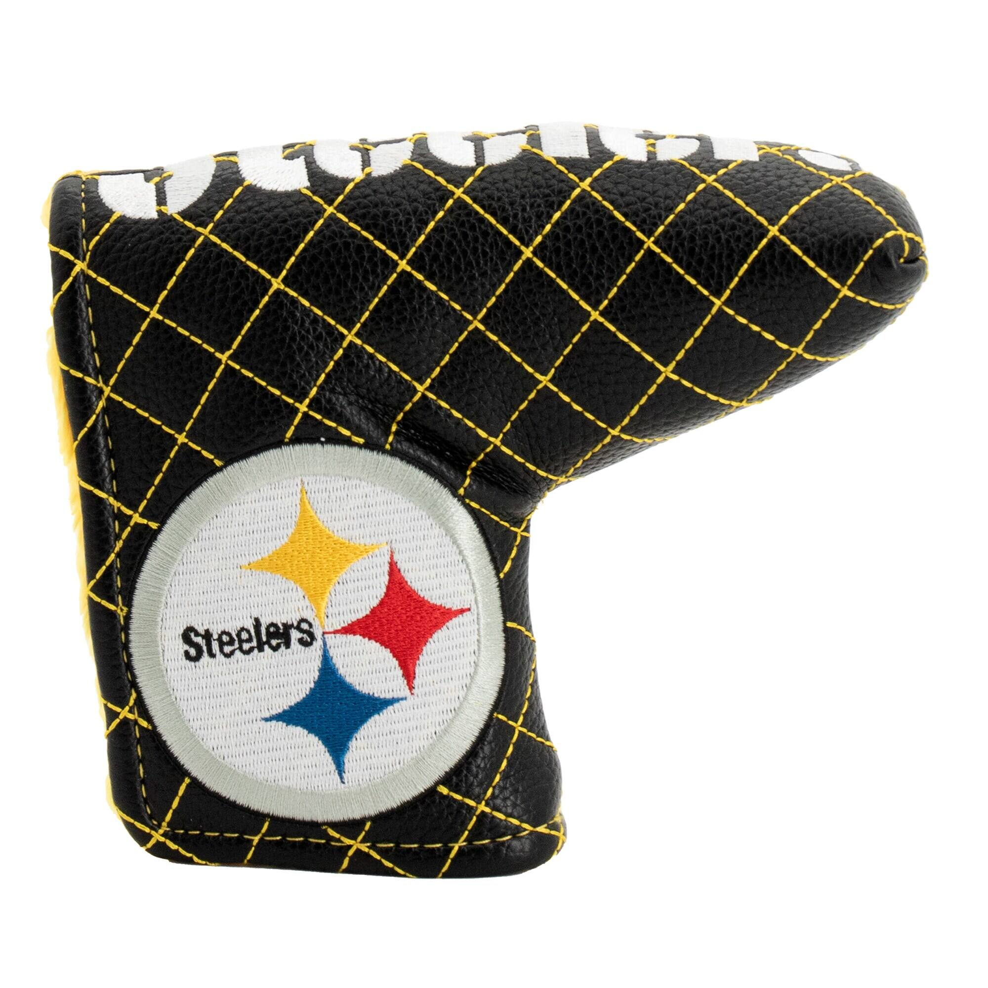 Team Golf Pittsburgh Steelers Quilted Blade Putter Cover Multicolor ...