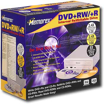Best Buy: Memorex Internal DVD+RW/CD-RW Drive 3202 3251