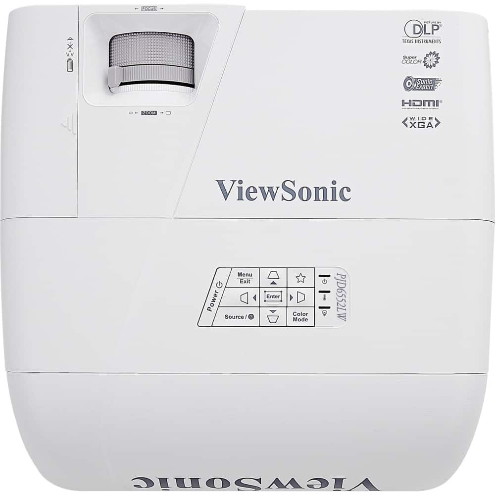 Best Buy: ViewSonic WXGA DLP Projector White/Gray PJD6552LW