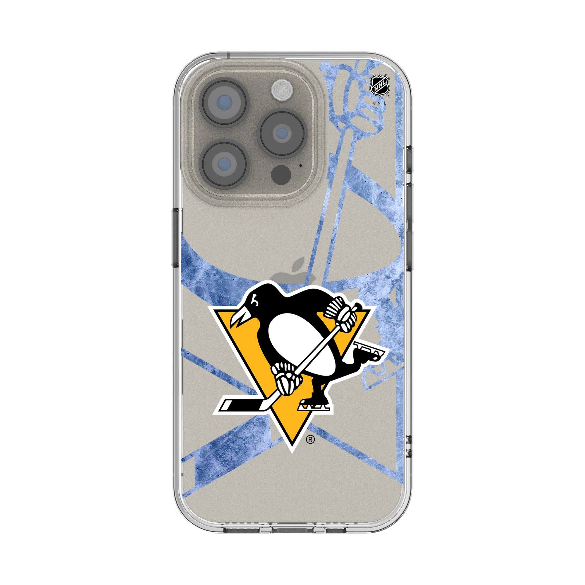 Keyscaper NHL Pittsburgh Penguins iPhone Clear Ice Case 13 Pro Max ...