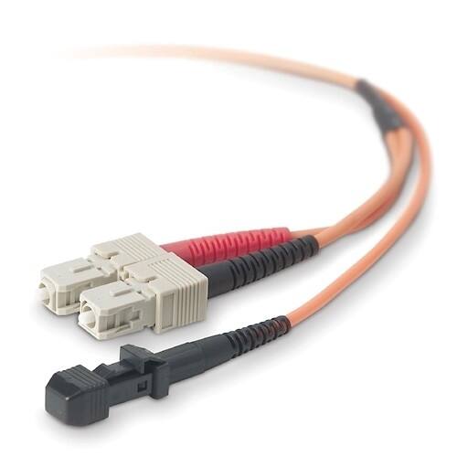 Orange Optical Fiber
