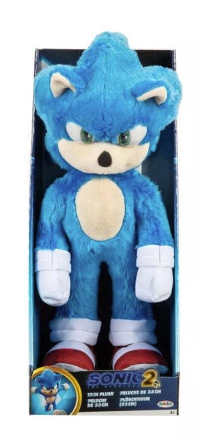 Jakks Pacific Sonic the Hedgehog 2 Movie 13 Inch Character Plush Blue ...