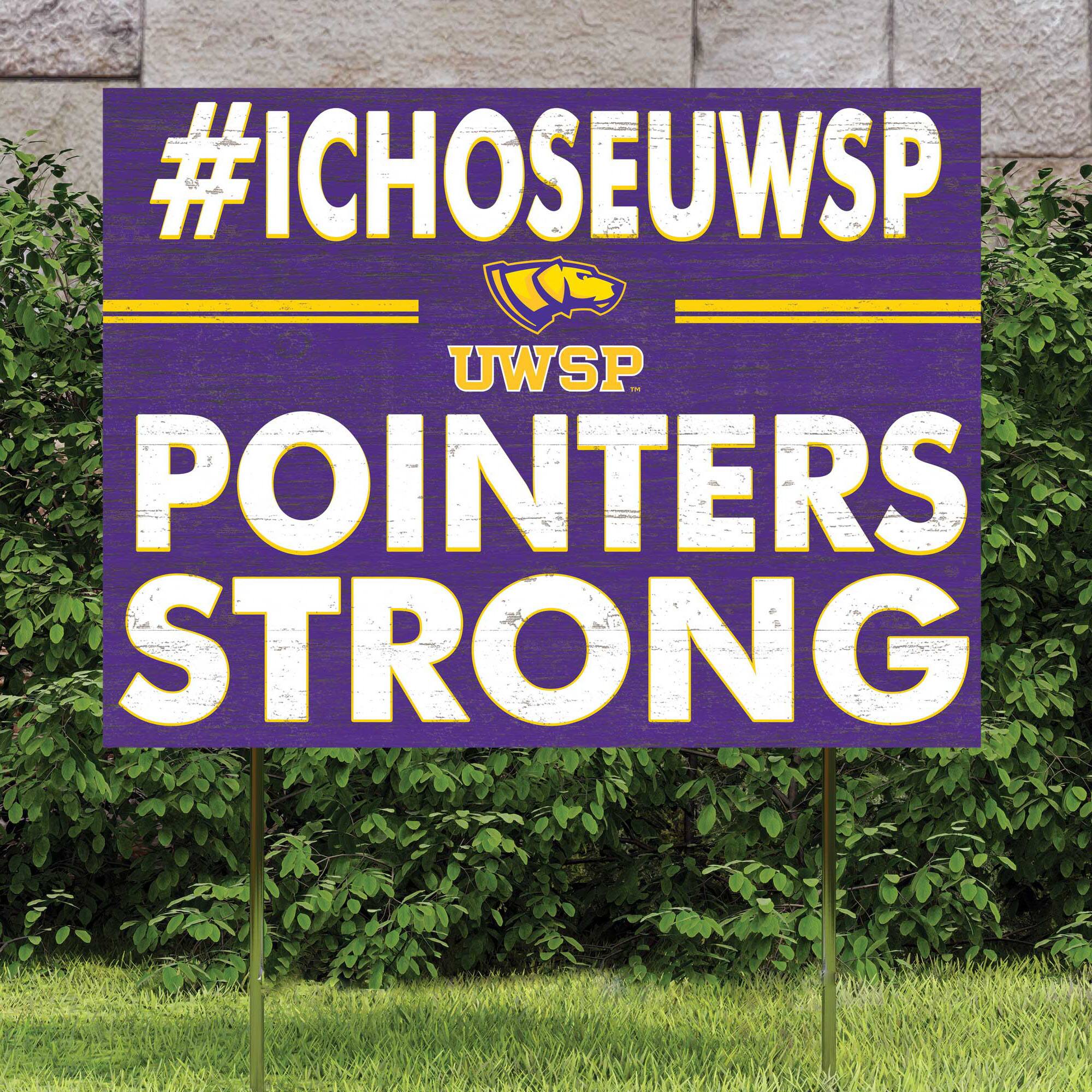 Jardine Wisconsin Stevens Point Pointers 18'' x 24'' I Chose Lawn Sign ...