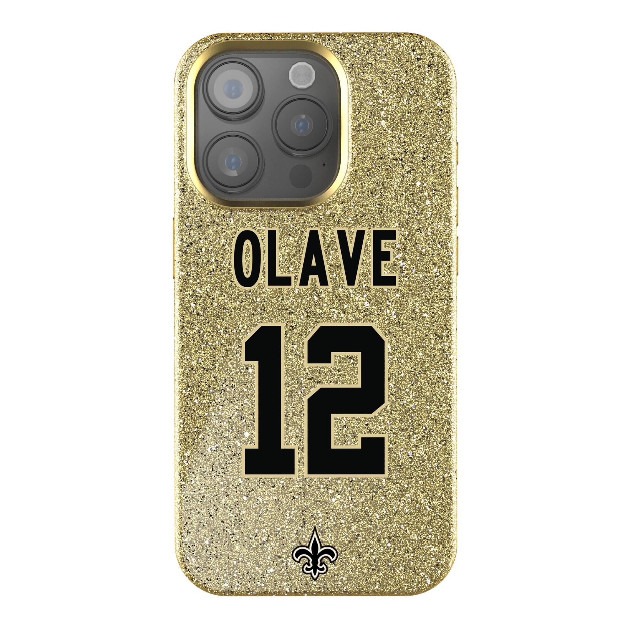 Keyscaper NFL Chris Olave New Orleans Saints Bling iPhone Case 14 Plus ...