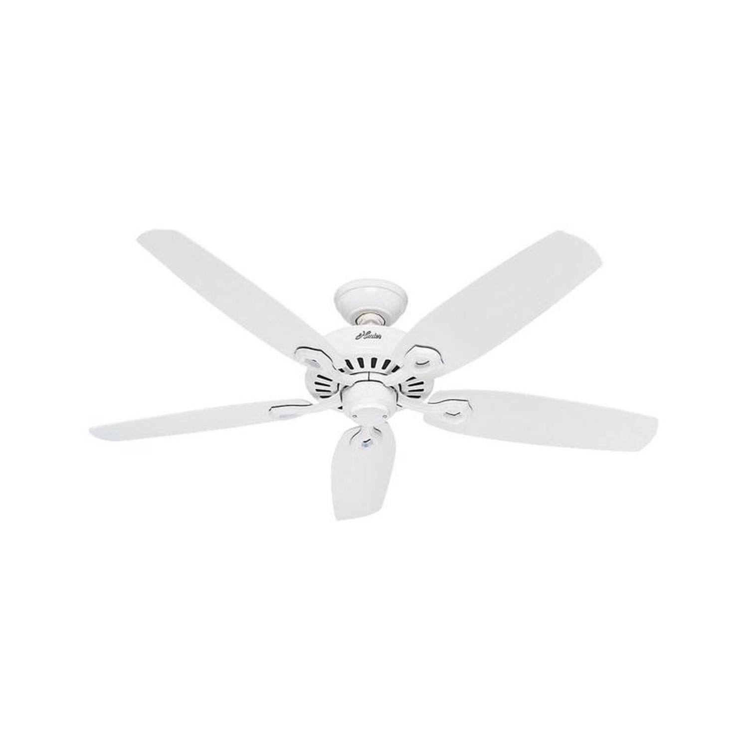 Customer Reviews: Hunter Builder Elite 52" Ceiling Fan Snow White 53240 ...