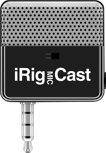 IK Multimedia iRig Mic Cast Condenser Microphone for Select Apple ...