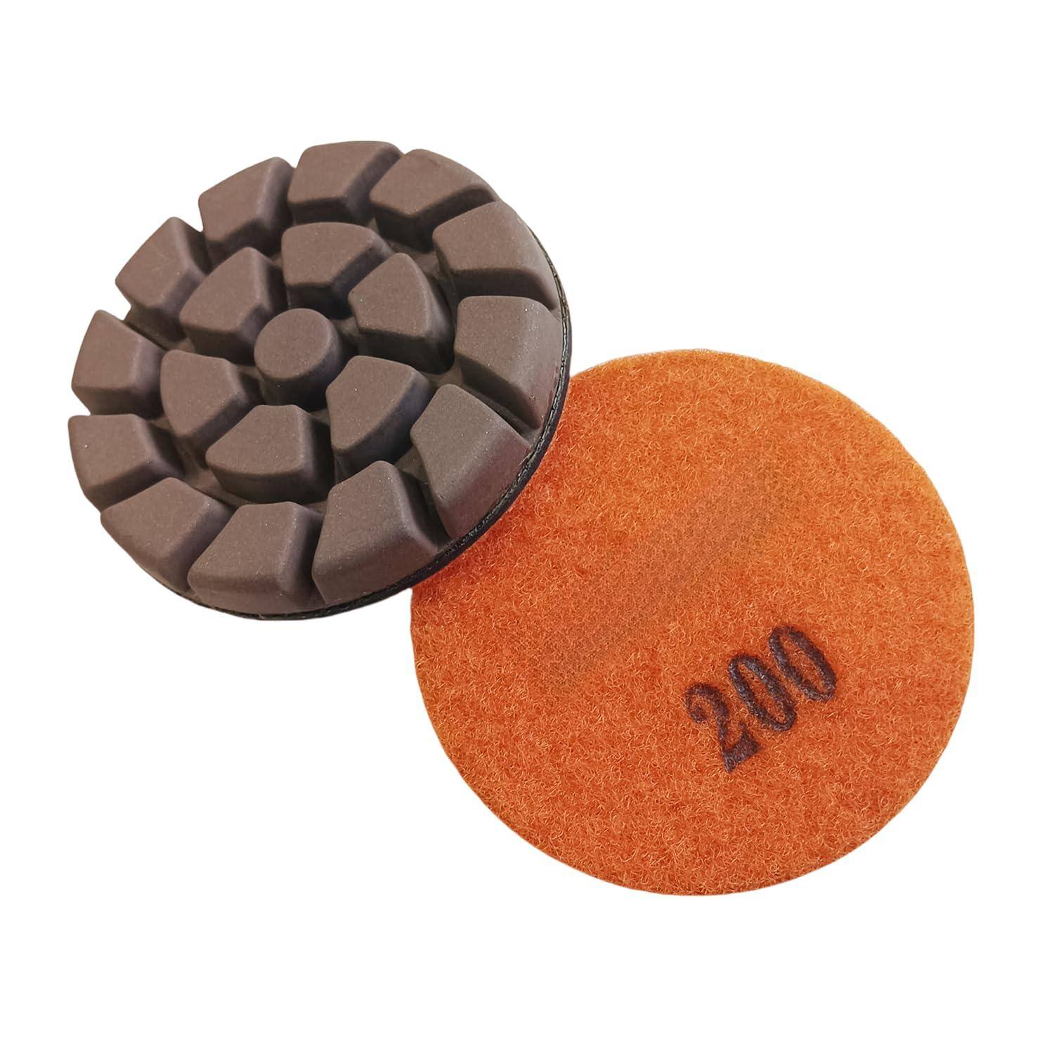 JETRANSPORT Concrete Floor Polishing Pucks Copper Bond Grinding Disc ...