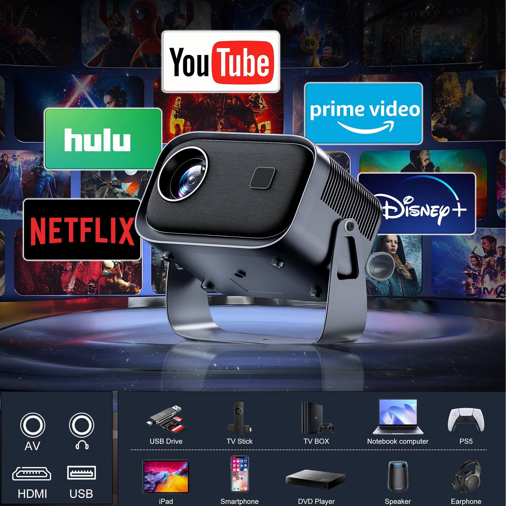 VEAT00L LOSEI Smart Projector | 4K Support, Auto Keystone Correction ...