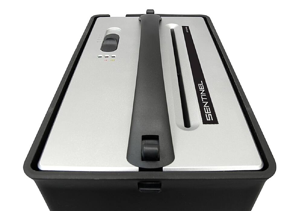 Best Buy: Sentinel 10-Sheet Microcut Paper Shredder Black; Silver FM104B