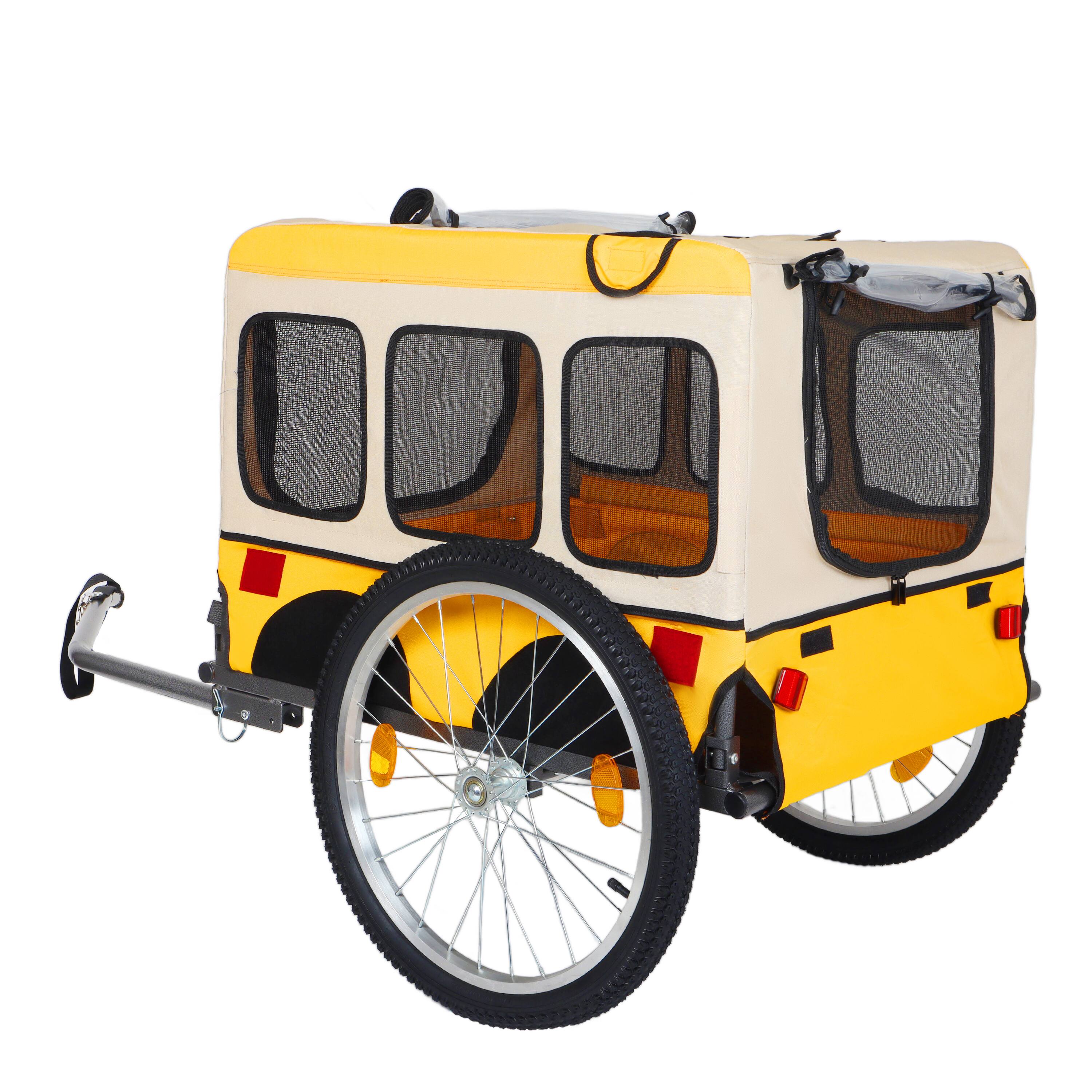 TinyHomie Large Folding Dog Bike Trailer Heavy Duty 20 1 8inch Fat Tire SF-X-W1364P268128 - Best Buy