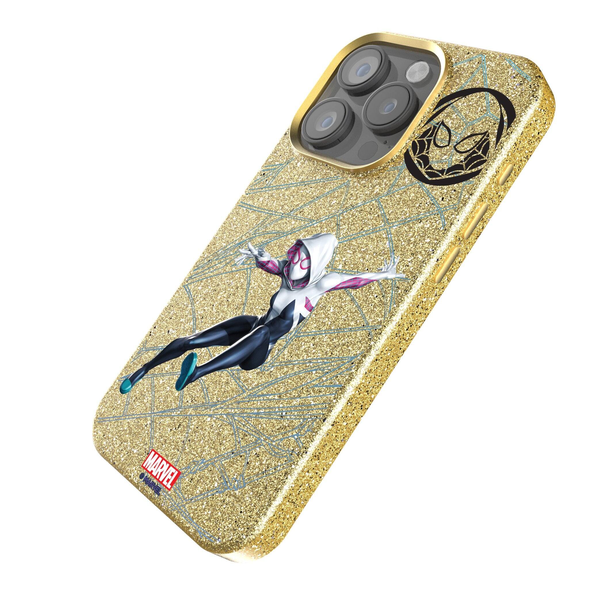 Keyscaper Marvel MechLine Gold Bling Phone Case Apple iPhone 16 Pro Max ...