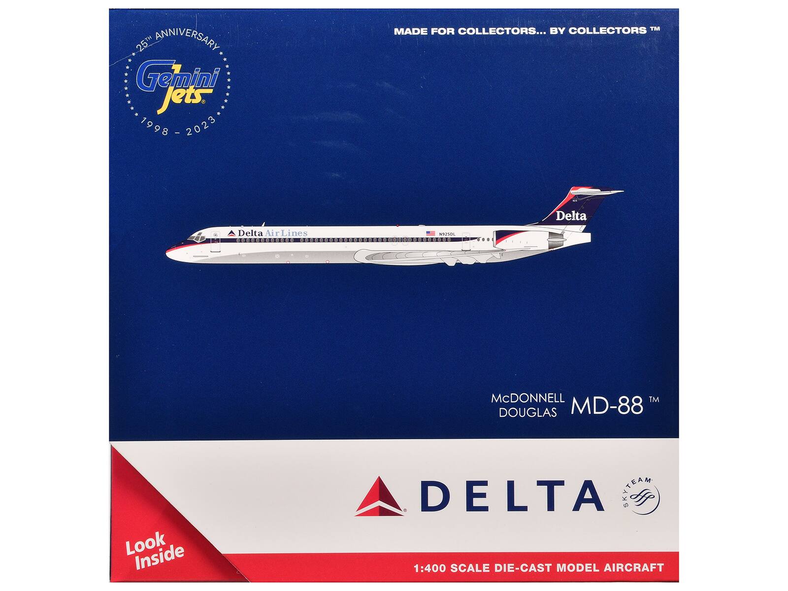 GeminiJets McDonnell Douglas MD 88 Commercial Aircraft Delta Air Lines ...