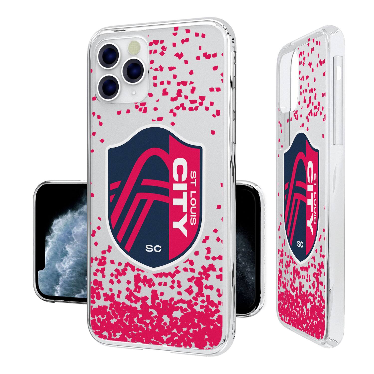 Keyscaper MLS St. Louis City SC iPhone Confetti Design Clear Case 15 ...