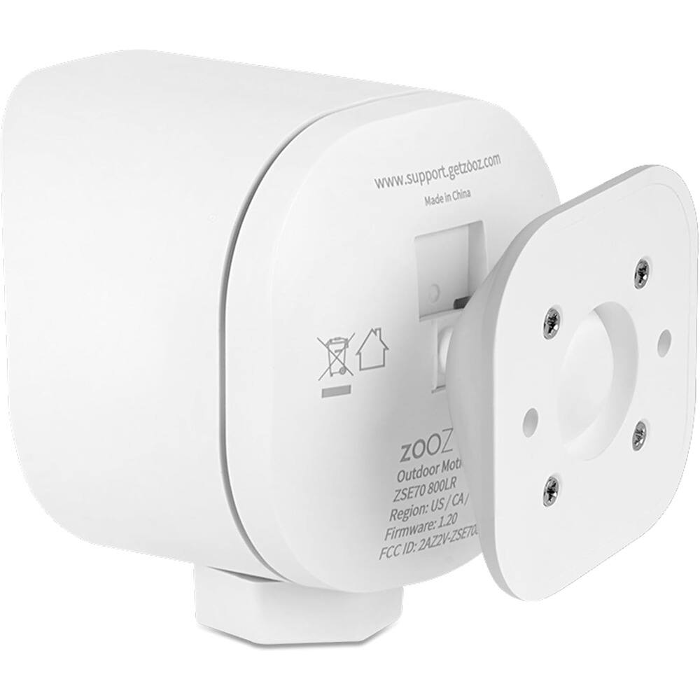Schertz Zooz ZSE70 Outdoor/Indoor Motion Sensor, Z Wave Long Range ...