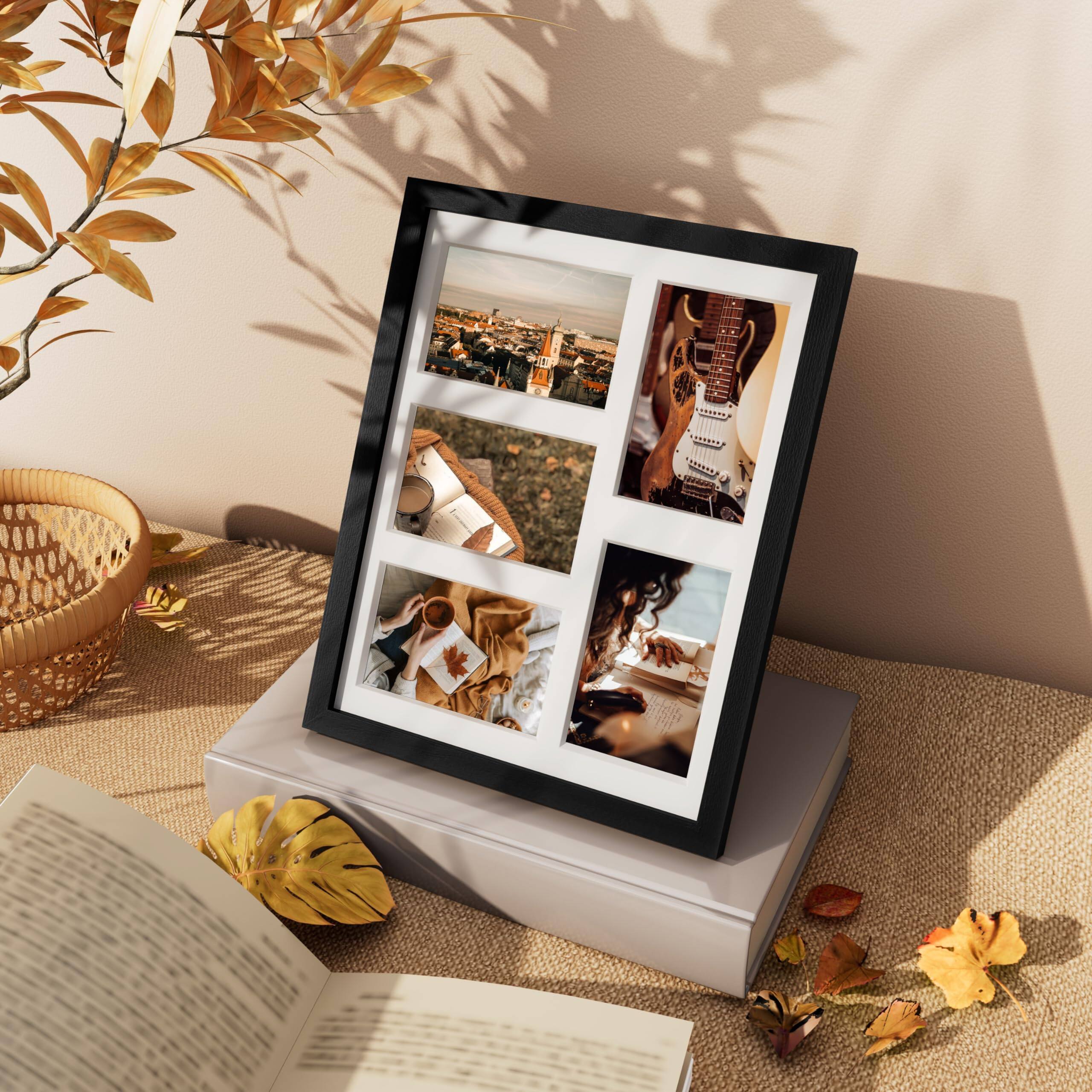 Stylel Star Collage Picture Frame Displays Pictures With Mat Or Without ...