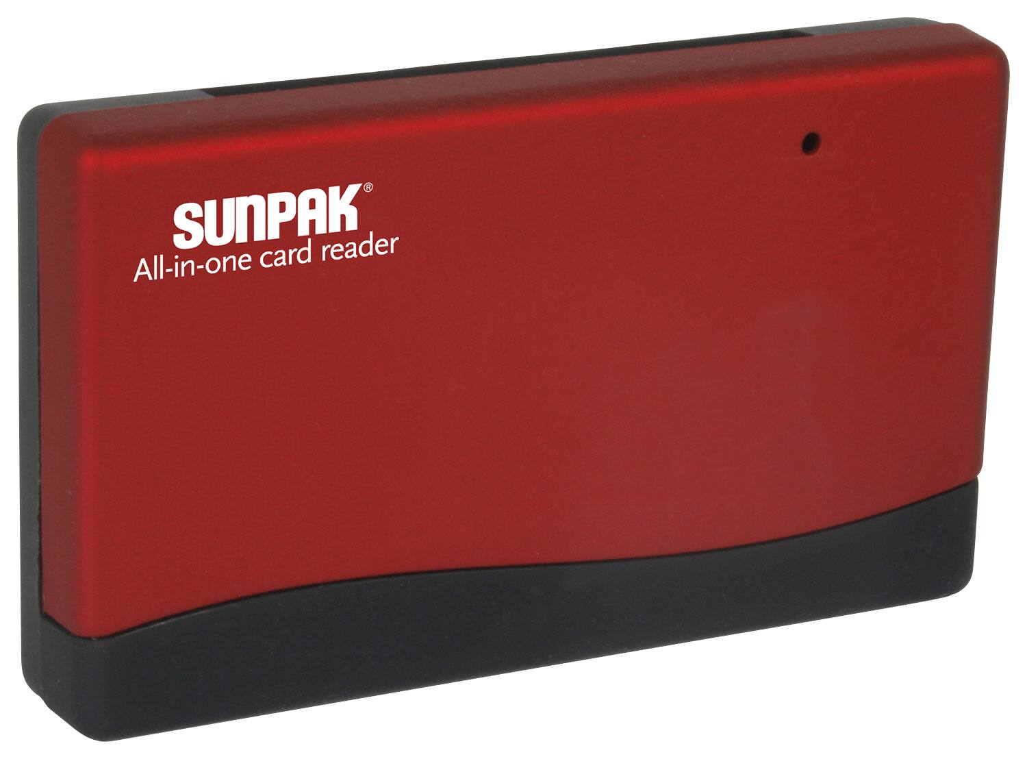 Best Buy: Sunpak All-in-One USB 2.0 Memory Card Reader Red ALLIN1-CR-RD