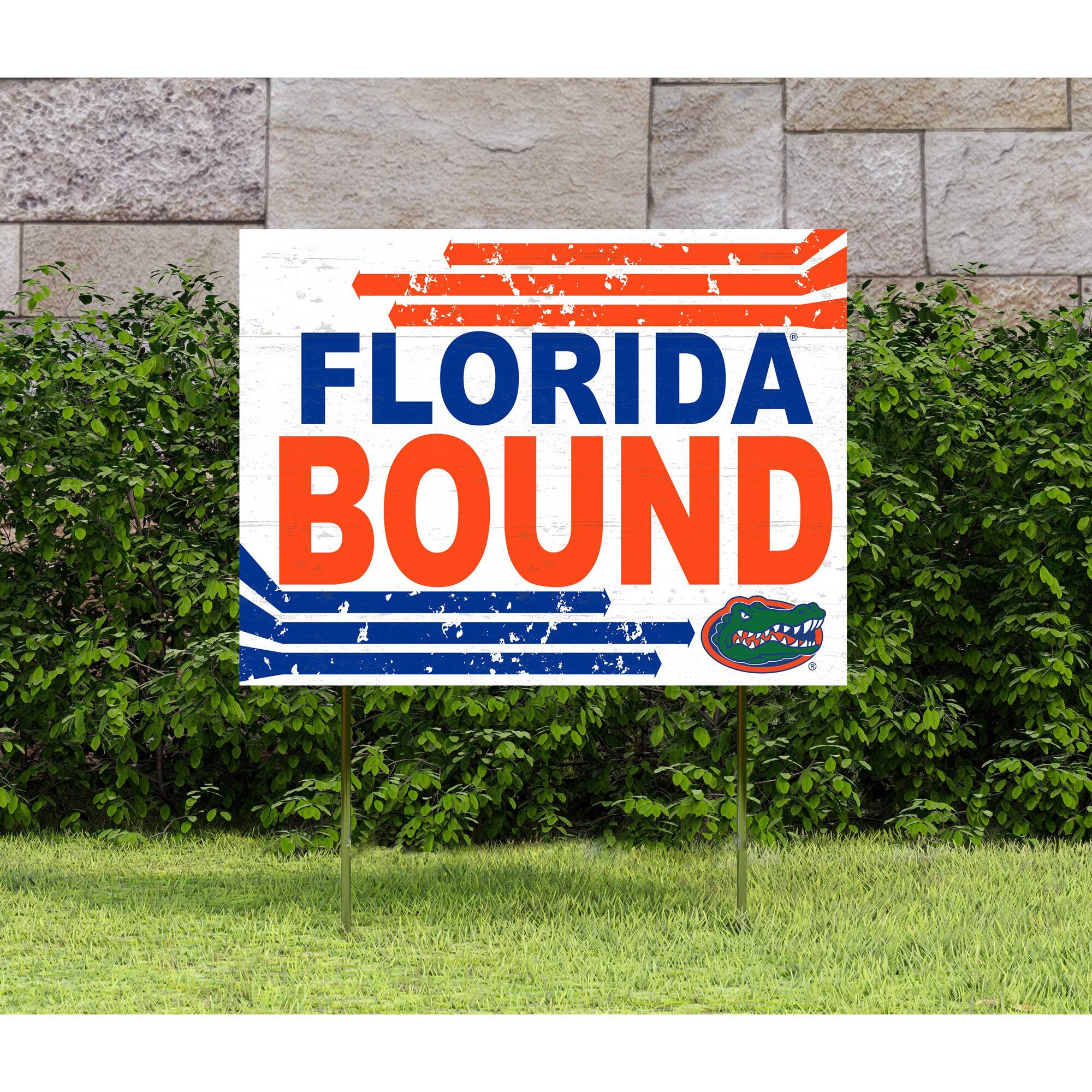 Jardine Florida Gators 18'' x 24'' Bound Yard Sign White 4940174 - Best Buy