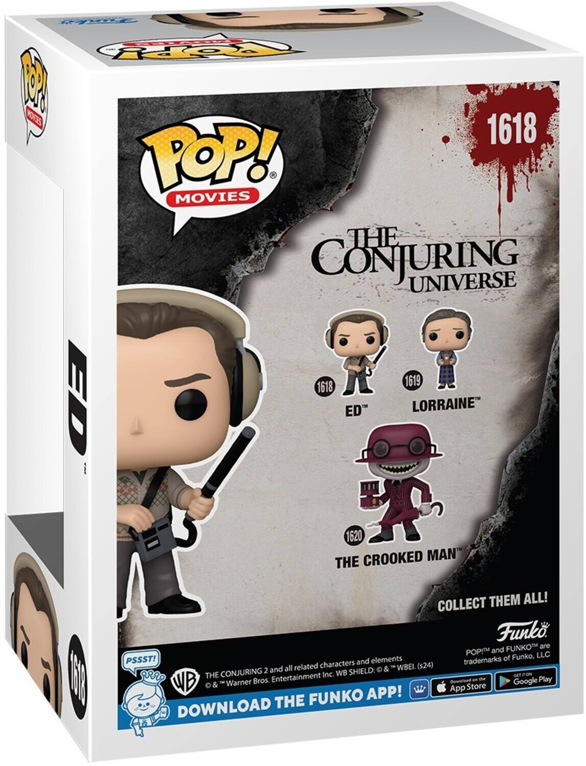 Funko POP! Movies: The Conjuring Ed Warren Collectibles Multicolor ...