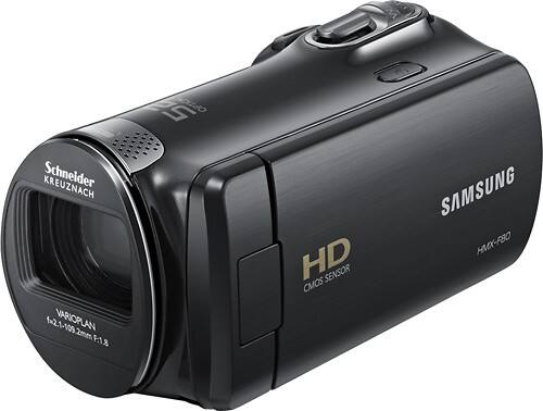 Best Buy: Samsung HD Flash Memory Camcorder Black HMXF80BN/XAA