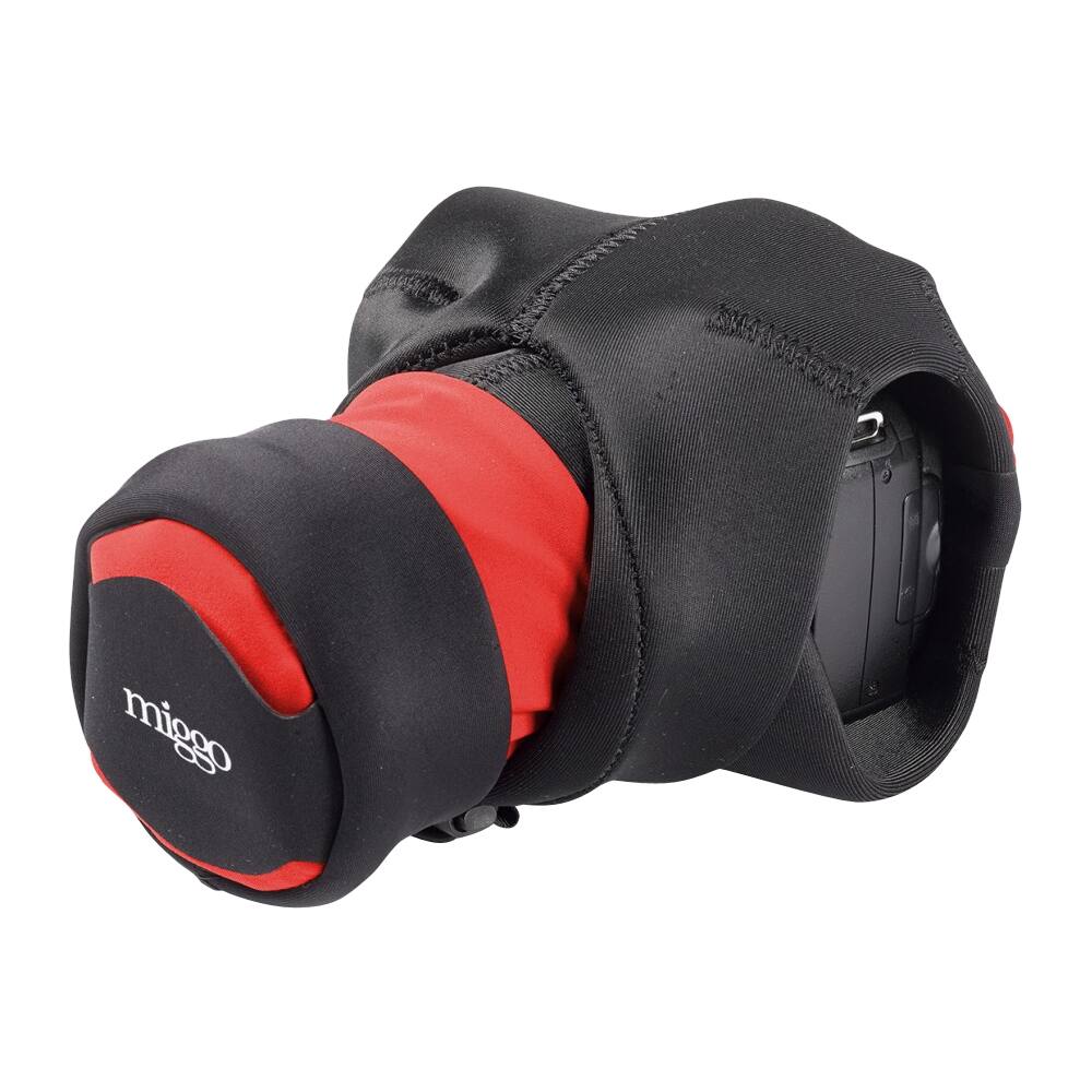 Best Buy: miggo Grip&Wrap DSLR Camera Case Black / Red MW GW-SLR BR 70-S