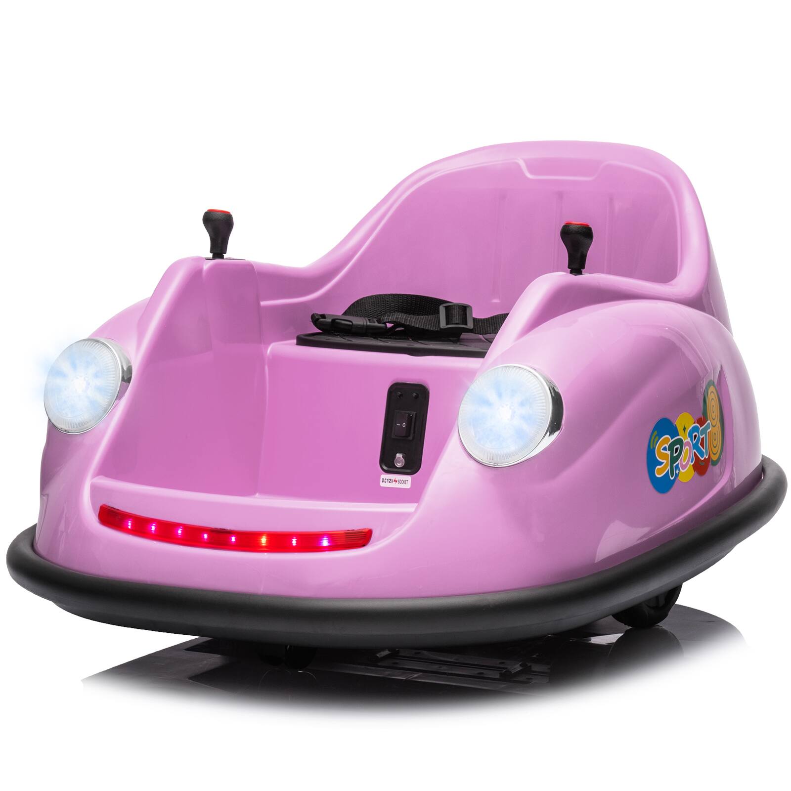 GARVEE 12V Electric Kids Bumper Car, 360° Spinning Ride On Toy w/Remote ...