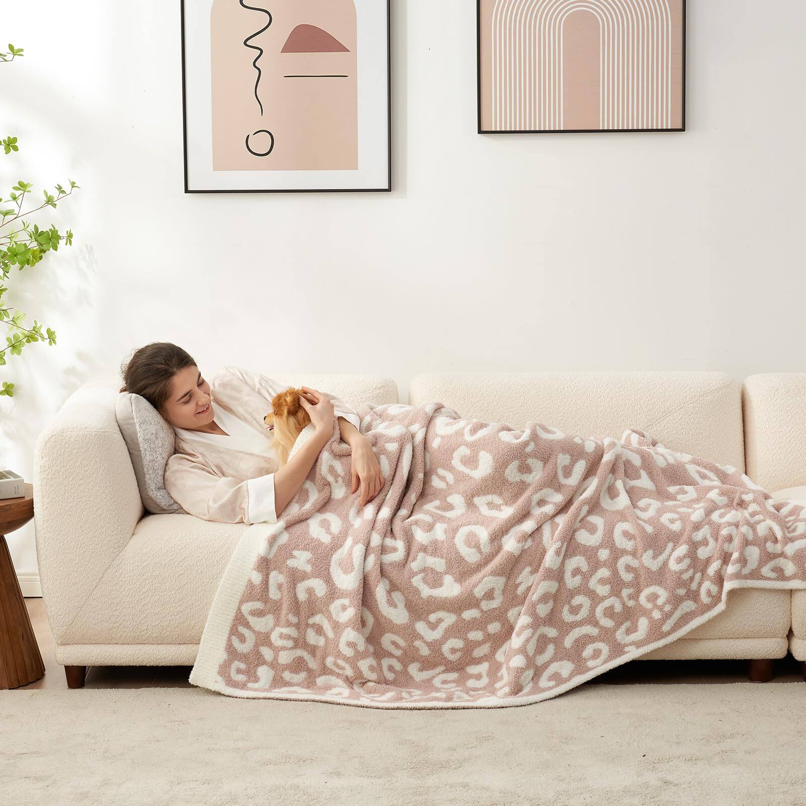 Dapper Styles Leopard Throw Blanket For Couch Bed Sofa 50x60 Inches ...