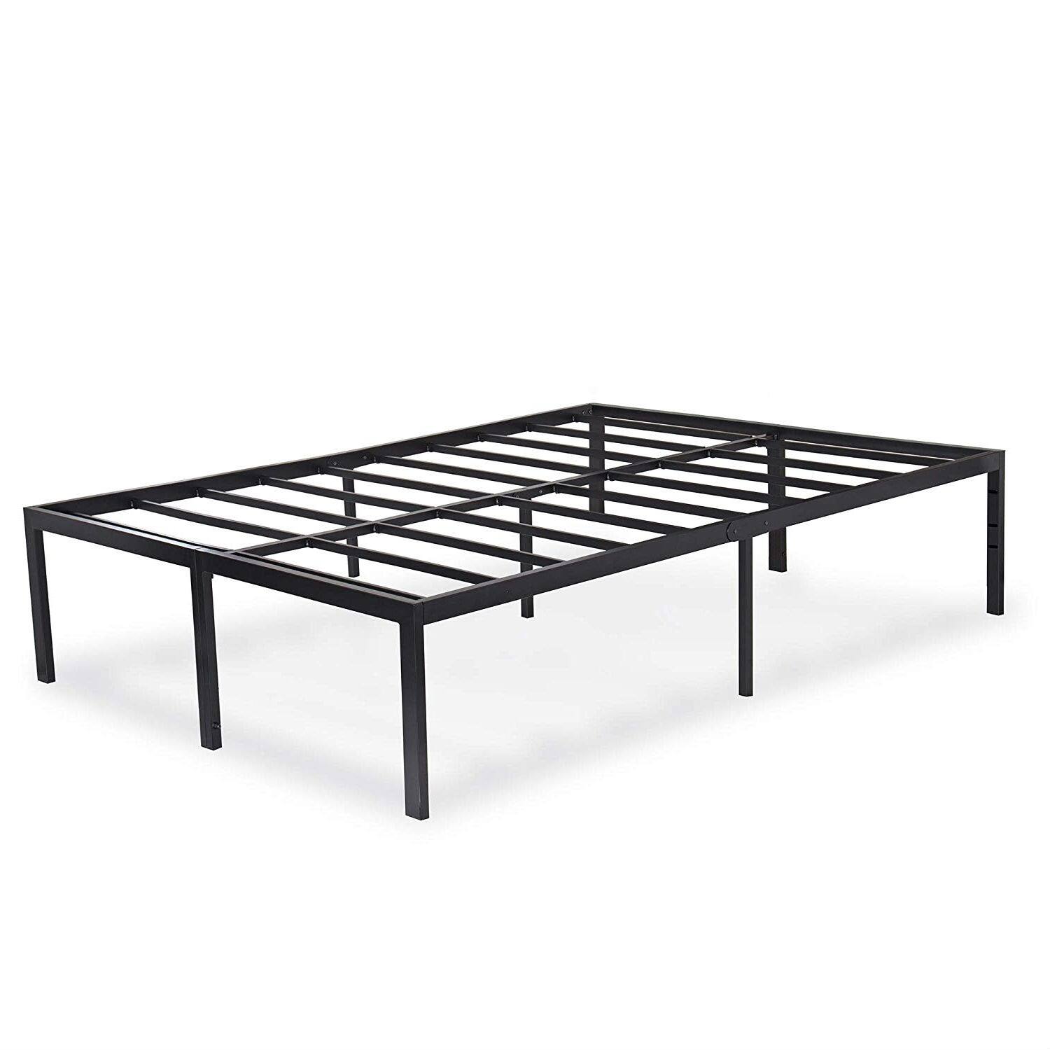 Hivvago California King Heavy Duty 18 inch High Rise Metal Platform Bed ...