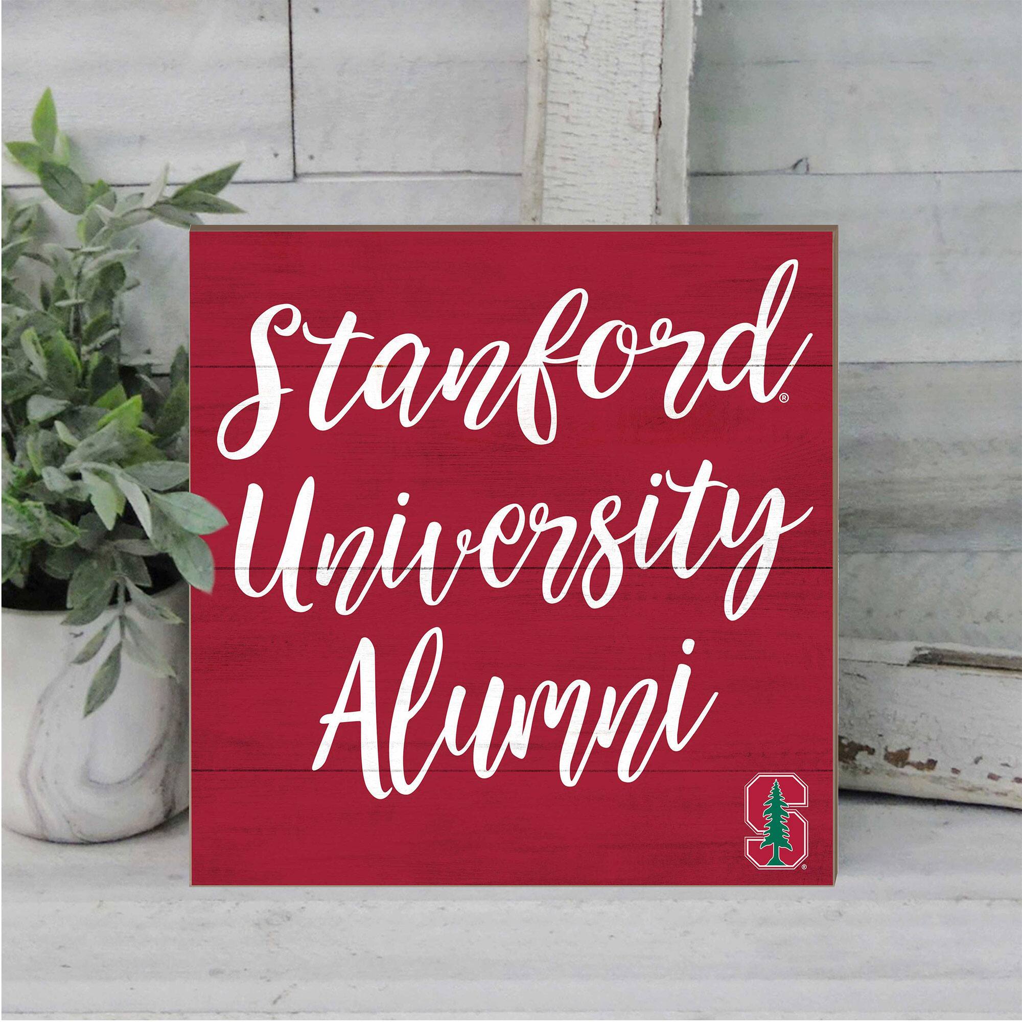 Jardine Stanford Cardinal 10" x 10" Alumni Plaque Red 200834921 - Best Buy