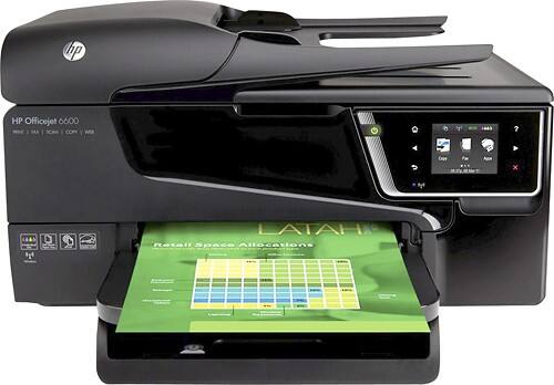 HP Officejet 6600 Wireless e All In One Printer Black CZ155A#B1H - Best Buy