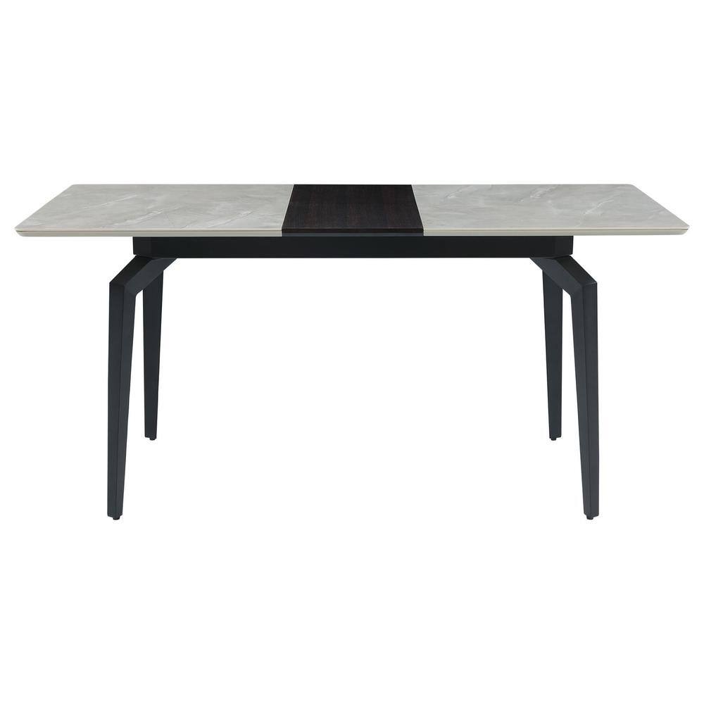 Coaster Co. of America Mina Rectangular Dining Table Grey Ceramic and ...