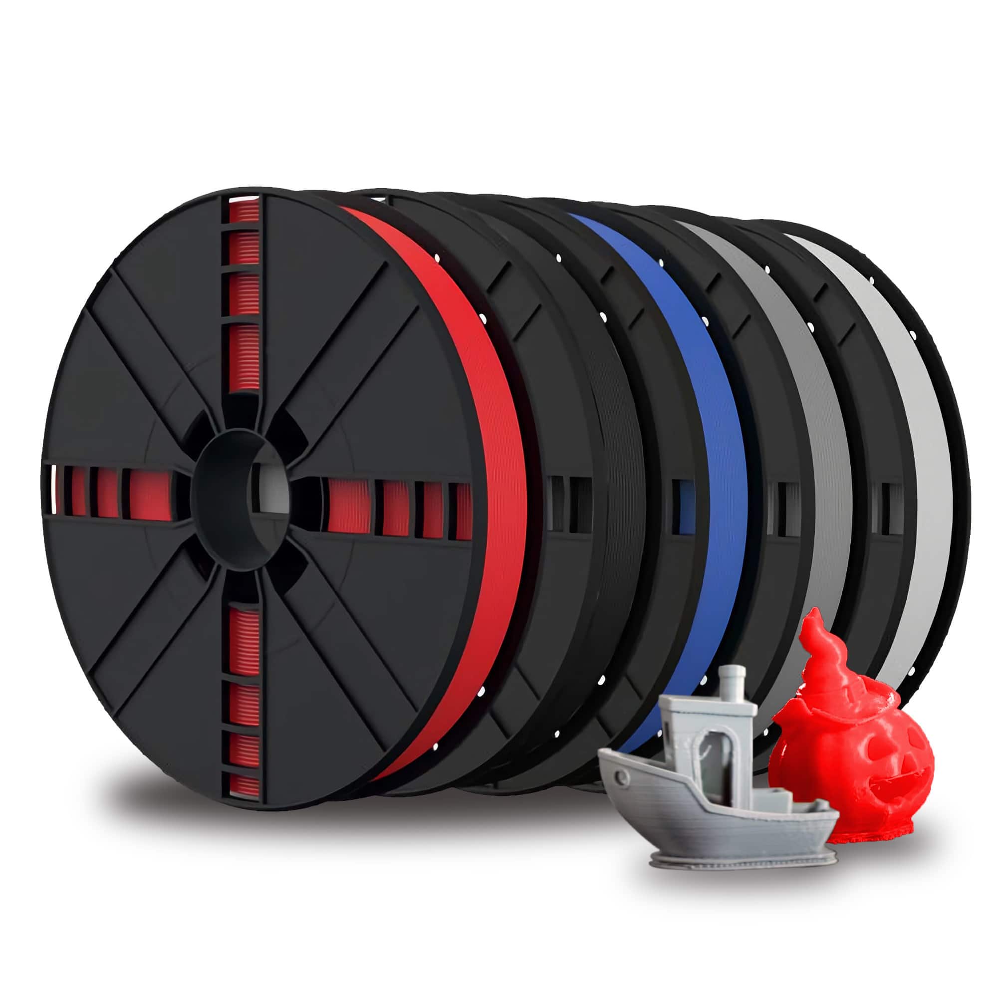 MakerBot PLA 3D Printing Filament Large Spool Bundle (5-Pack, Multi-Color) - buy 3D Printing ...