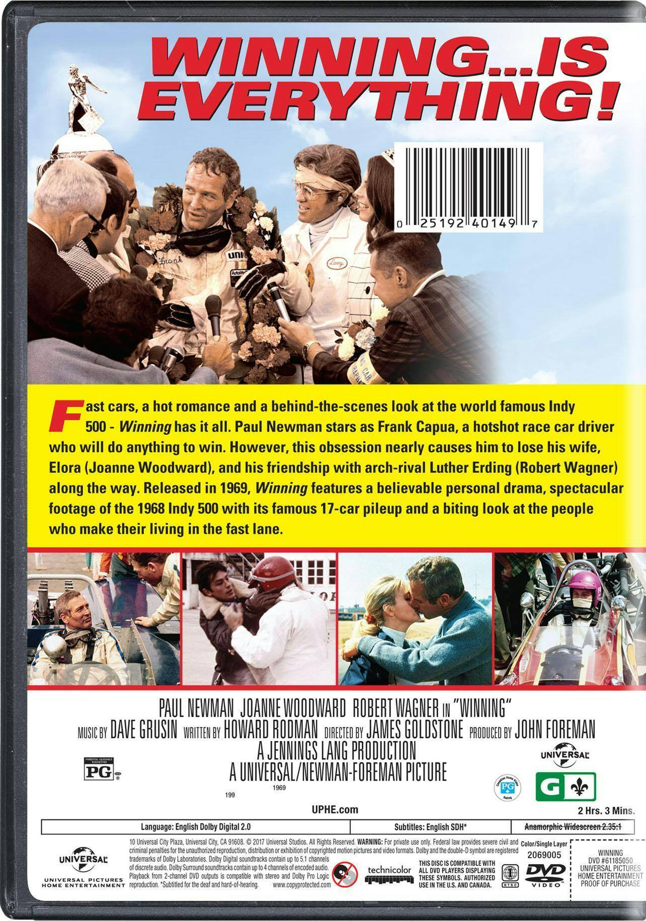 Customer Reviews: Winning [DVD] [1969] - Best Buy