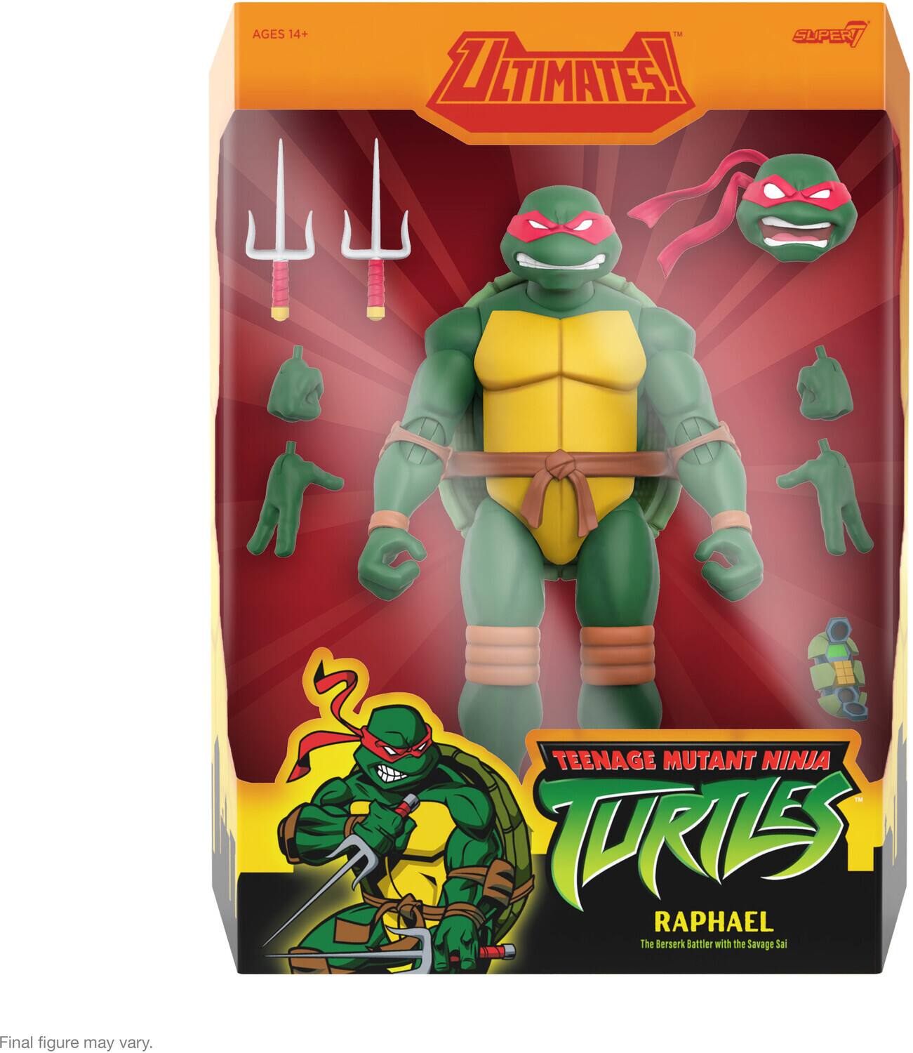 Super7 Teenage Mutant Ninja Turtles ULTIMATES! Wv12 Raphael (TMNT ...