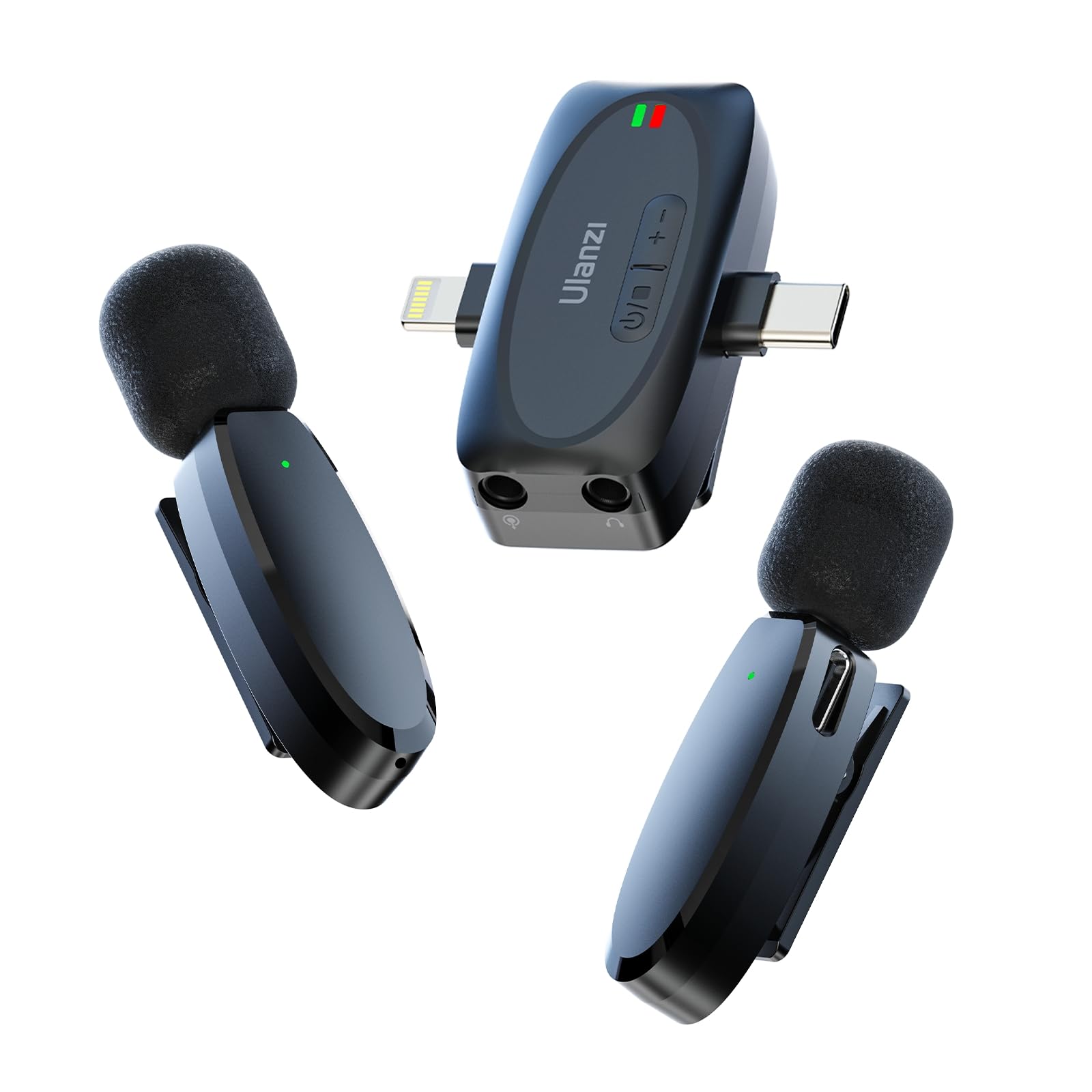 Dazzling Pops Ulanzi Mini Microphone Wireless Lavalier Microphones For ...